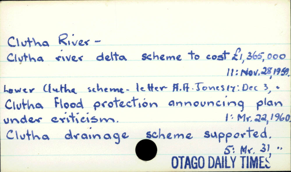 Clutha River - | Dunedin Public Libraries
