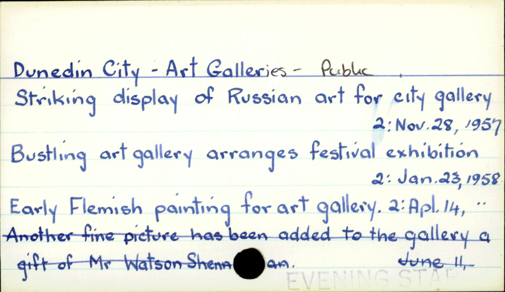 Dunedin City - Art Galleries - Public | Dunedin Public Libraries