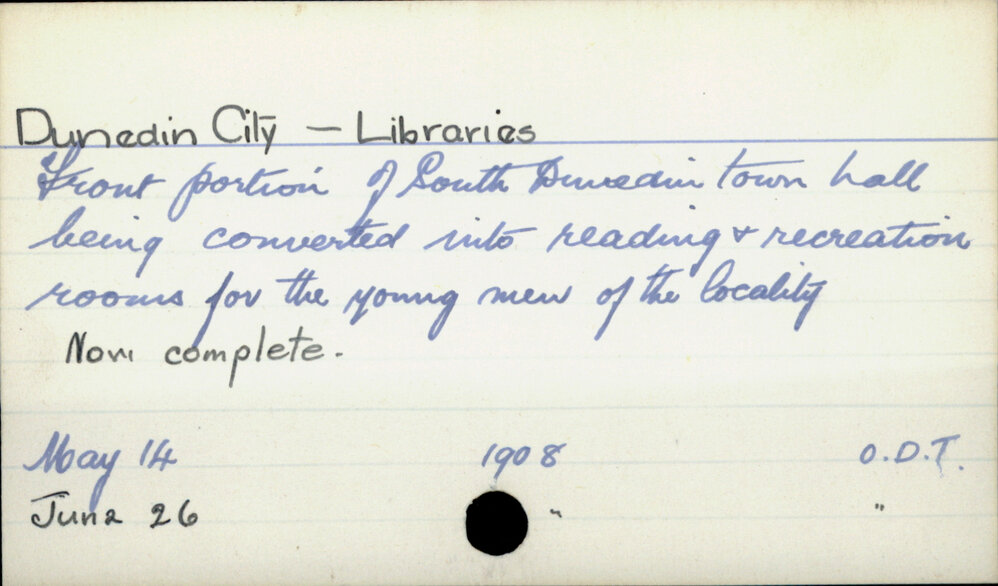 Dunedin City - Libraries | Dunedin Public Libraries