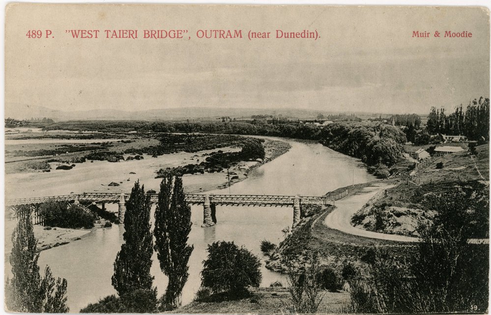 West Taieri Bridge Outram Otago NZ | Dunedin Public Library